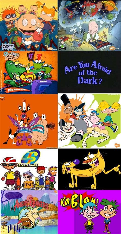 Nickelodeon Cartoons Then And Now Cartoon Network × Nickelodeon ×