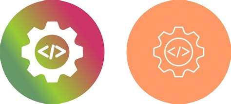 Coding Gear Icon Design 43073497 Vector Art At Vecteezy