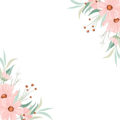 Diseño De Borde De Flores Anual Del Medio Oeste
