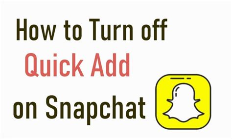 How to Turn off Quick Add on Snapchat [With Pictures] - TechOwns
