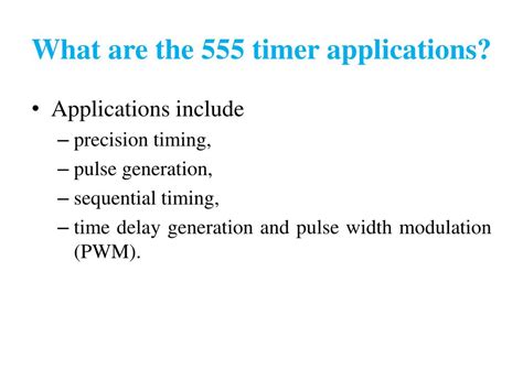 Ppt Ic 555 Timer Powerpoint Presentation Free Download Id5397277