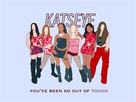 Katseye Line Art Etsy