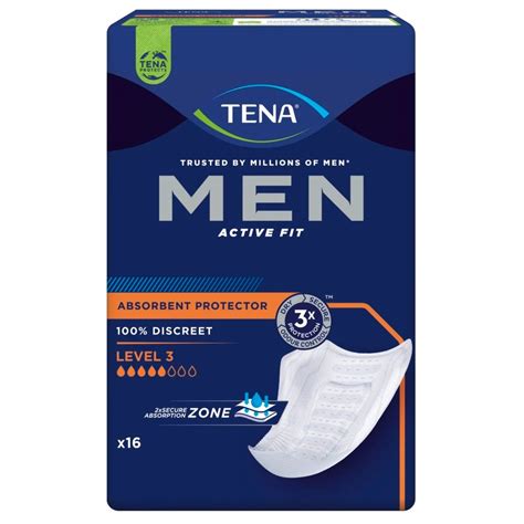 Прокладки урологические для мужчин Tena Мэн 3 16 шт. от продавца ...