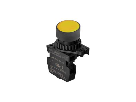 Autonics S2pr P1ya 22 25 Mm Push Button Switches Yellow Tequipment