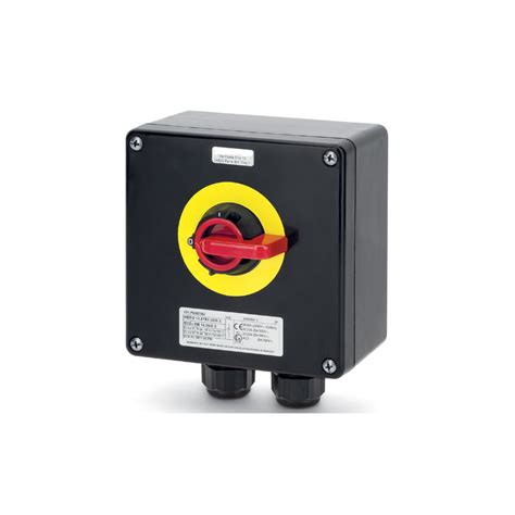 Ex Switch Disconnector Lockable 20a 2 Or 34 Pole