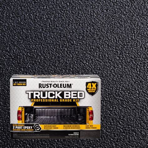 Rust Oleum Professional Grade Textured Black Truck Bed Liner Kit 128 Oz