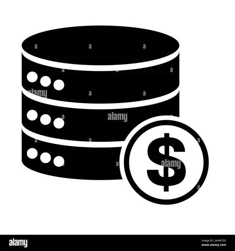 Database Storage Icon Internet Network Server Cloud Data Symbol Connection System Vector