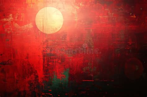 An Aged And Worn Geometric Design In A Shabby Patchwork Style With An Ornate Mosaic Motif Using