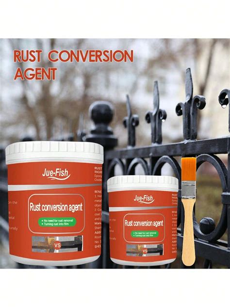 1pc Multi Purpose Rust Proof Paint 300g With Brush For Anti Rust Paint Anti Corrosion And