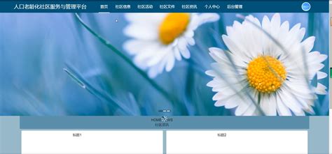 基于springboot的人口老龄化社区服务系统 毕业设计 Springbootvuemysqlspringboot 社区 Csdn博客
