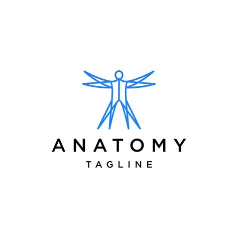 Premium Vector Human Body Anatomy Logo Design Vector Template
