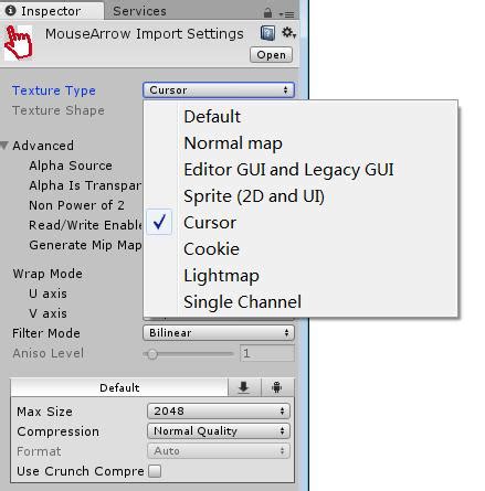 Unity D更改游戏鼠标样式 灰信网软件开发博客聚合