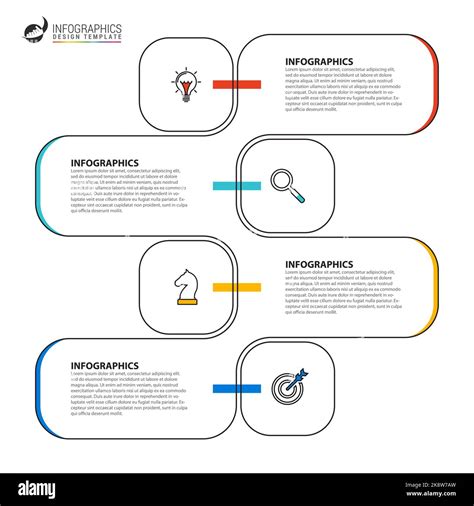 Infographic Design Template Creative Concept With 4 Steps Can Be Used For Workflow Layout