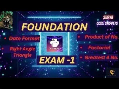 Foundation Exam CCBP NxtWave CCBP Telugu Python Coding Python YouTube
