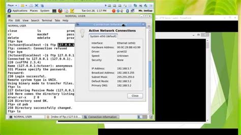 Installing And Connecting Vsftpd Ftp Server In Fedora 14 Linux Youtube