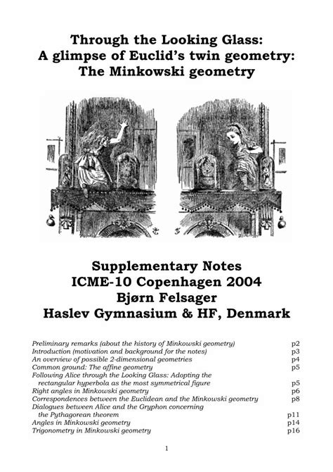 Pdf Overview Of Minkowski · Pdf Filethe Minkowski Geometry