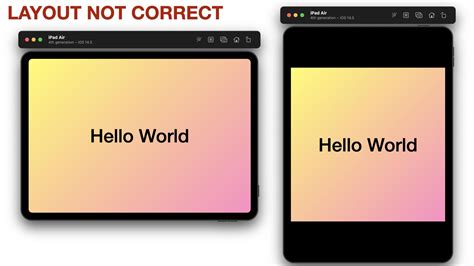 Ios Constraints Not Updating And View Is Letterboxed When Rotating Device Stack Overflow