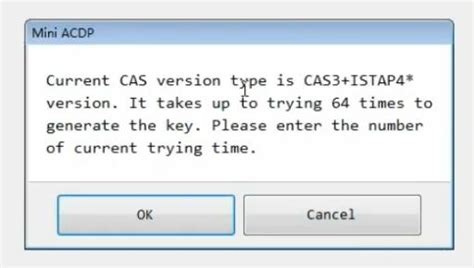 Yanhua Mini Acdp Program Bmw Cas3 All Keys Lost Without Isn Yanhua