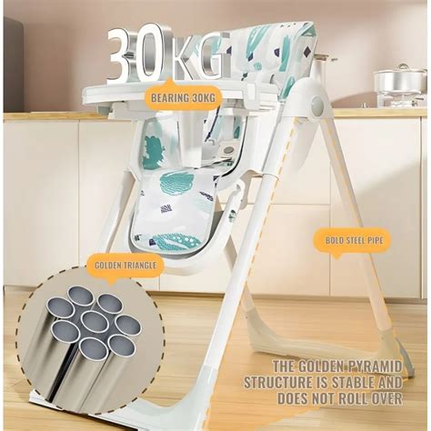 Бебешко столче за хранене At Performance Сгъваемо Регулируемо по