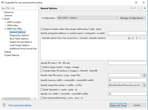 Ccstms320f28388d Arm Hex Utility Question Regarding Romwidth And