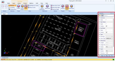 Inputting Drain Properties Mes Innovation Sdn Bhd