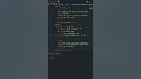 Breadcrumb Using Bootstrap 5 Shorts Coding Youtube