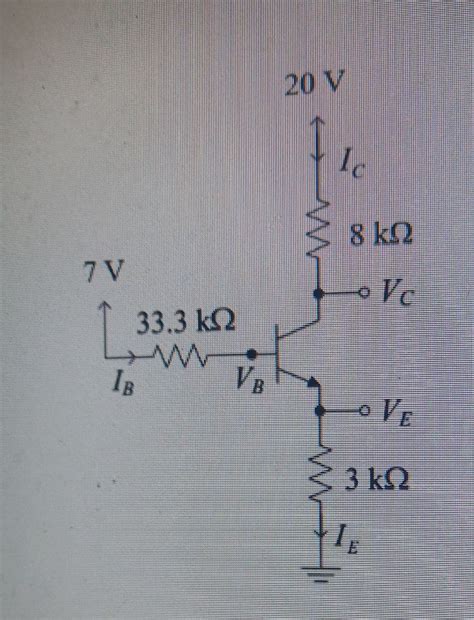 answered determine node voltages vc vb ve … bartleby