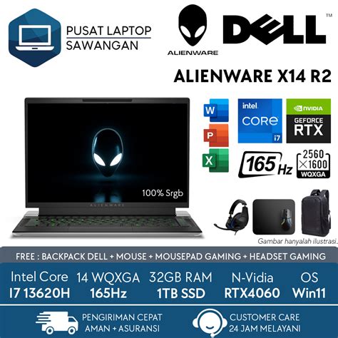 Jual Dell Gaming Alienware X R Intel I H Gb Tb Ssd Rtx
