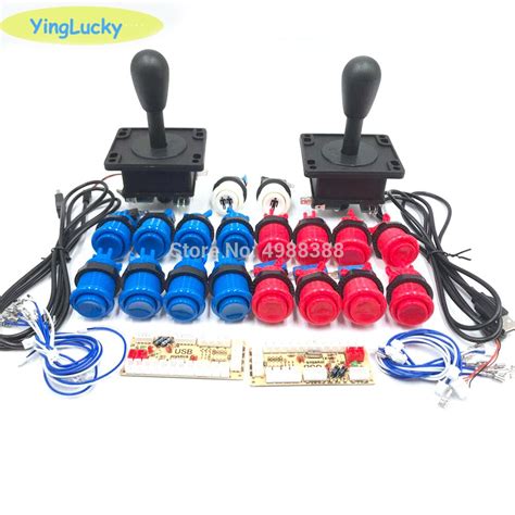 Yinglucky 2 Players Arcade Joysticks Diy Kit Zero Grandado
