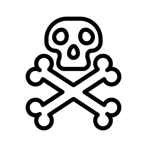Death Symbol Game Icon With Outline Style 14215066 Vector Art At Vecteezy
