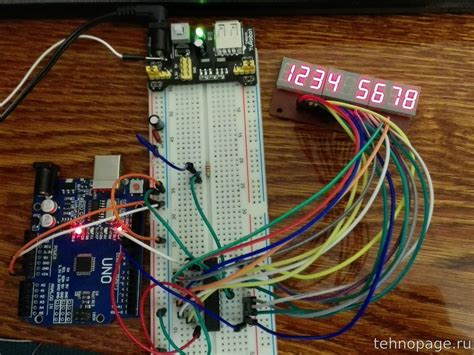 Подключение Max7219 к Arduino