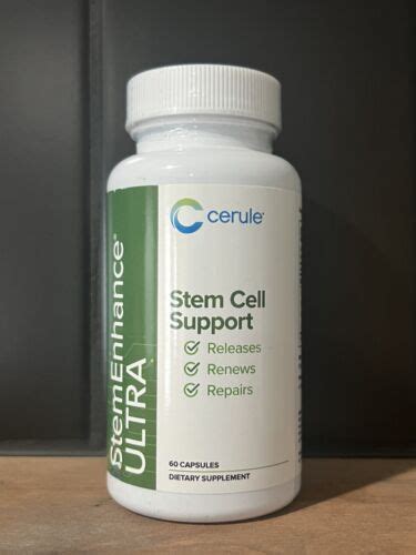 Cerule Stemenhance Ultra 60 Capsules Exp 112027 Newsealed Stem
