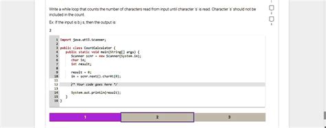 Write A While Loop That Counts The Number Of Characters Read From Input