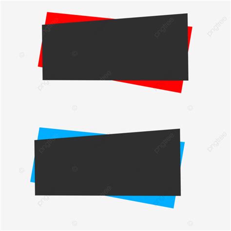 검은색 텍스트 상자 레이블 배너 검은색 텍스트 상자 배너 Png 일러스트 및 Psd 이미지 무료 다운로드 Pngtree