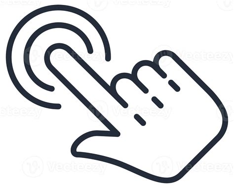 Mouse Click Cursor Set Pointer Hand Click Stock Illustration 53226890 Png