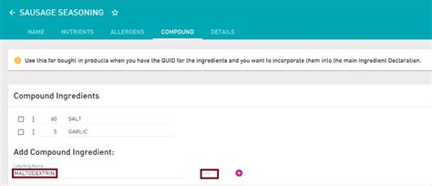 Ingredient Declaration Basics Nutricalc