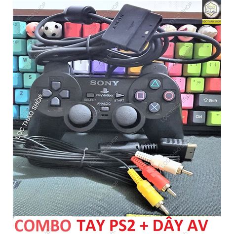 Tay Cầm Ps2 Combo Tay Game Ps2 Ps1 Kèm Dây Av Shopee Việt Nam
