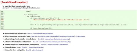 Error Al Modificar O Crear Categorias Módulos Prestashop Foro