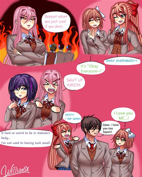 Dokis Switch Bodies Part 2 Ddlc Fanart By Willianxs On Deviantart