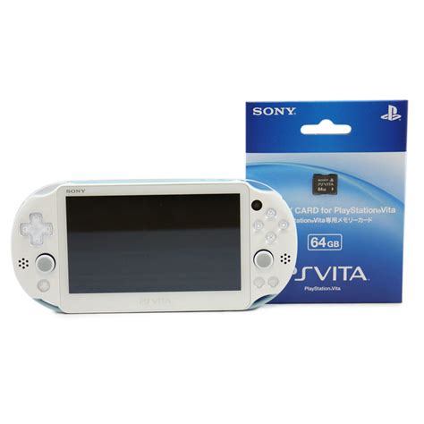 Ps Vita Playstation Vita New Slim Model Pch 2000 Light Blue White
