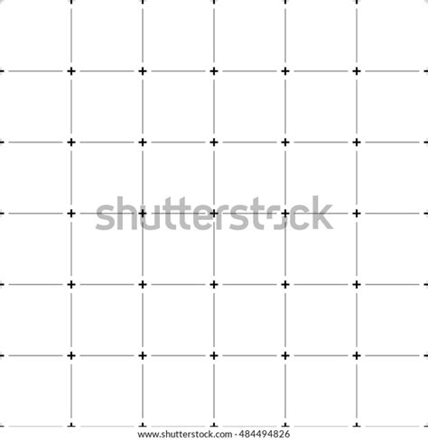 Abstract Grid Mesh Pattern Plus Symbols Stock Illustration