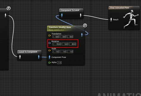 how to modify manus animation data in your animation blueprint support