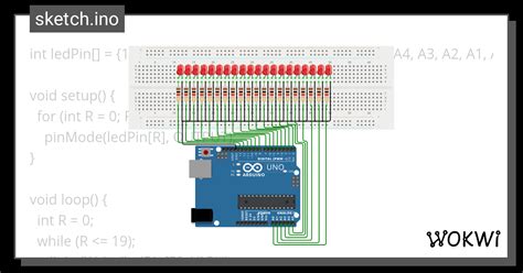 Iluminação Sequencial Copy Wokwi Esp32 Stm32 Arduino Simulator
