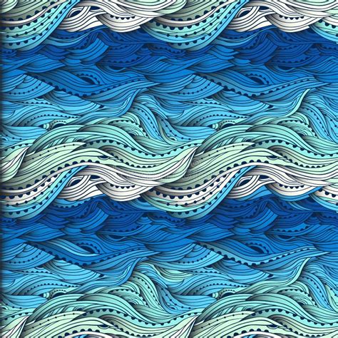 Waves Gradient Blue 4 Stock Vector Illustration Of Surfing 75291566