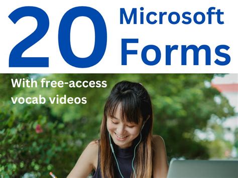 20 Vocabulary Builder Videos With Microsoft Form Quizzes V2 1 Teaching Resources