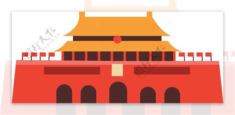 天安门建筑正面北京可商用矢量元素图片素材 编号31213970 图行天下