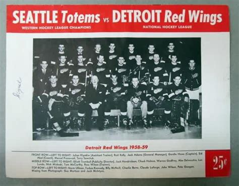 Vintage Ice Hockey Programs Memorabilia For Sale From Gasoline Alley