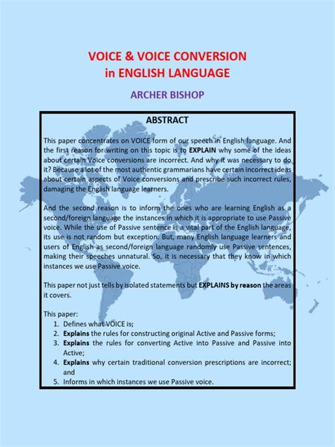 Passivization Voice And Voice Conversion Pdf Subject Grammar Verb