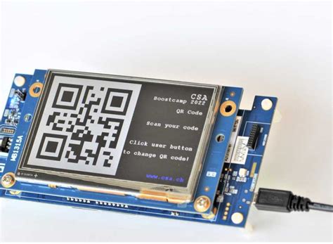 Qr Codes On Arm Microcontrollers