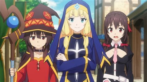 Кадры к 8 й серии «Одаривая этот замечательный мир взрывами Zoku Konosuba Выйдет она 24 го